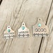 Custom Pet ID Tag With Turquoise Southwestern Aztec Cactus Cattle Ear ...