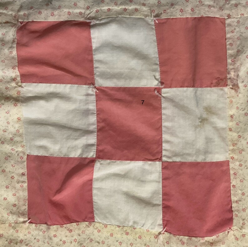 Quilt Squares 9x9 Traditional Nine Patch 1920s Scrappy Quilt Project ...