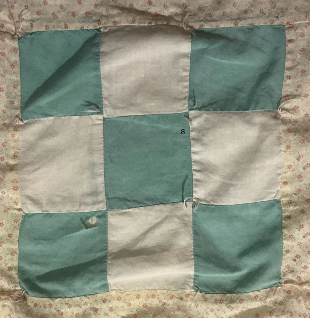 Quilt Squares 9x9 Traditional Nine Patch 1920s Scrappy Quilt Project ...