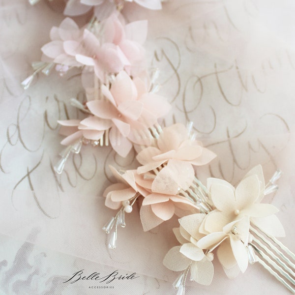 Pink Chiffon Flower - Etsy