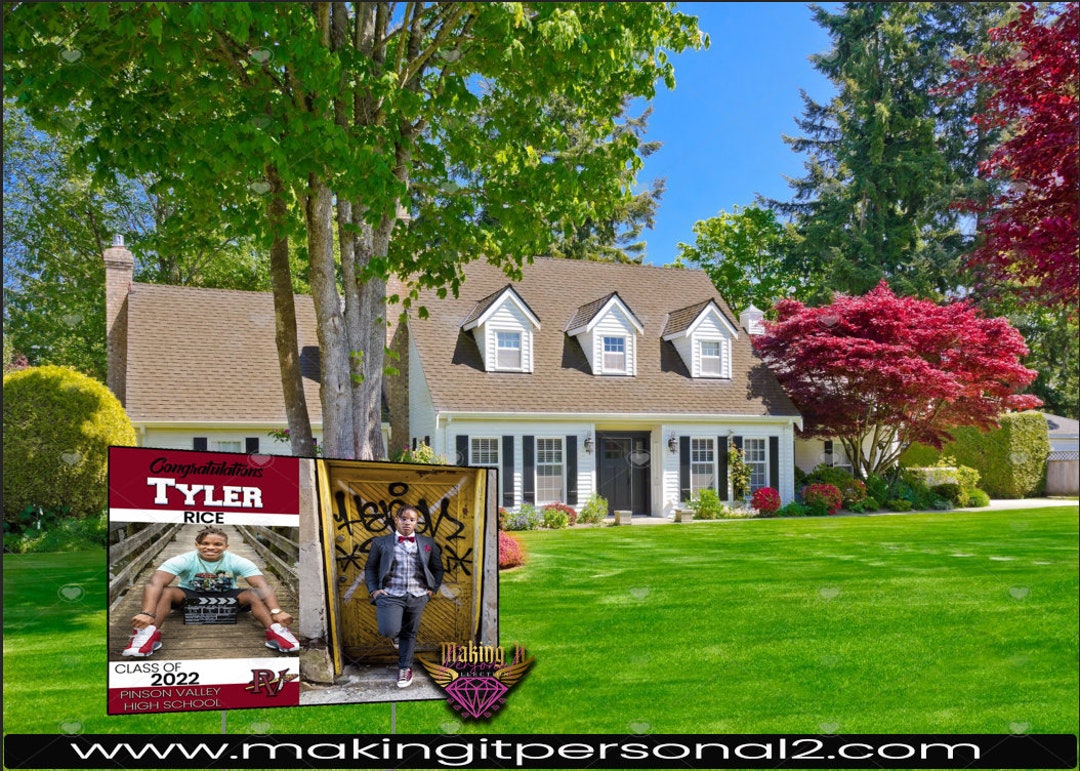 Graduation Yard Signs, Custom Graduation Signs, Class of 2022 Yard Sign ...