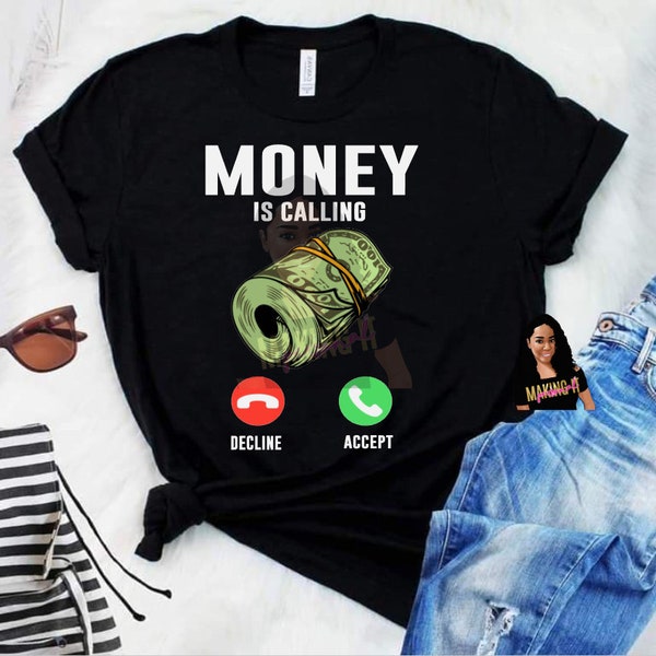 Money Calling Shirt - Etsy