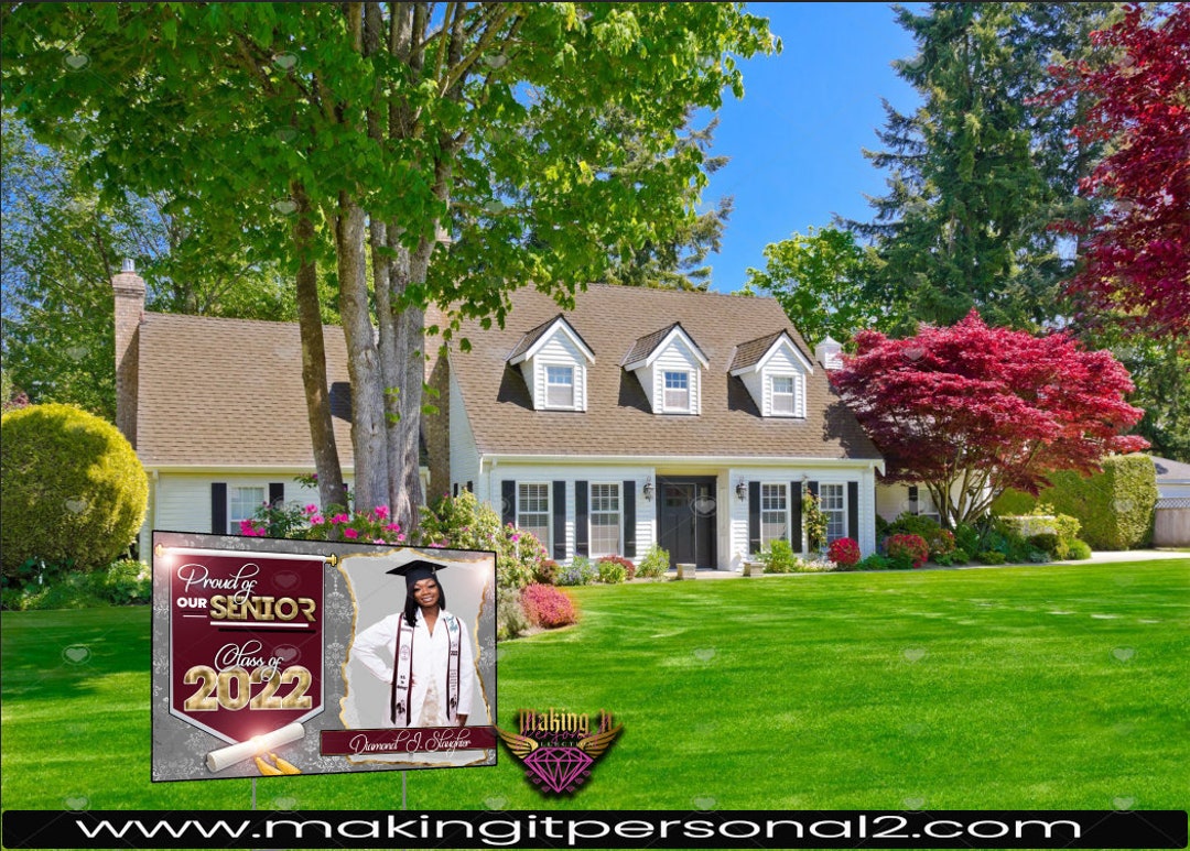 Graduation Yard Signs, Custom Graduation Signs, Class of 2022 Yard Sign ...