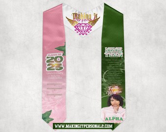 Bratz Inspired Kid Grad Stole, Custom All Over Graduation Stole ...