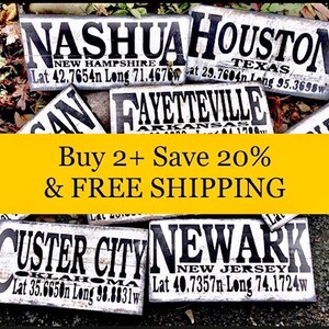 Havertown Pennsylvania House Latitude Longitude Sign, Farmhouse Rustic ...