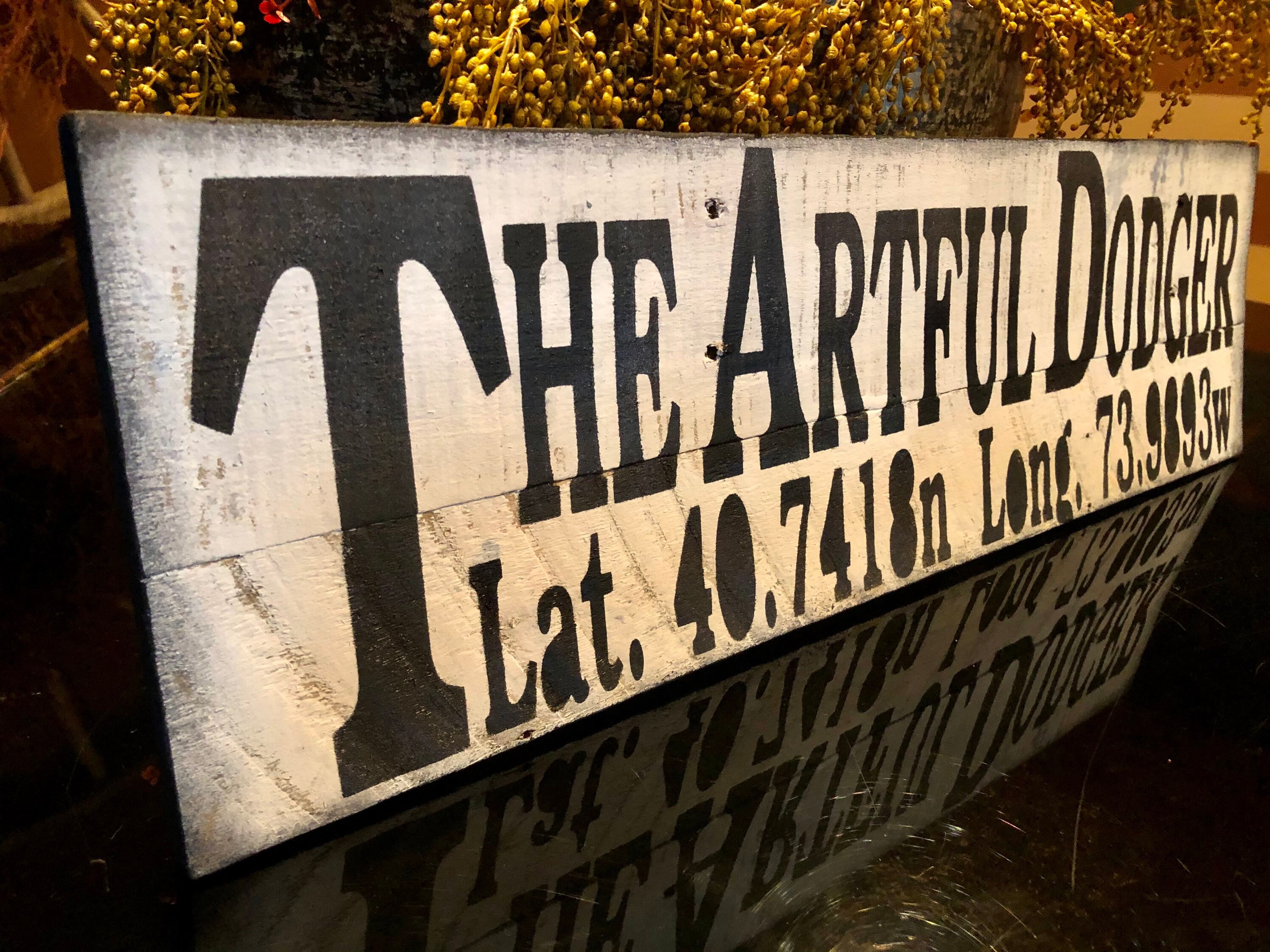 Large Town Sign Your City Made to Order GPS Coordinates Sign - Etsy