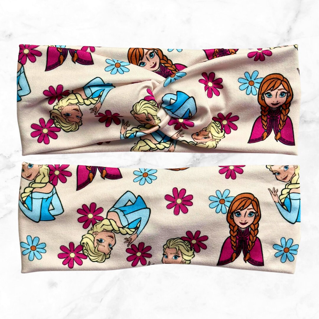 Frozen Anna and Elsa Knotted Twist Headband, Disney Hair Accessory - Etsy