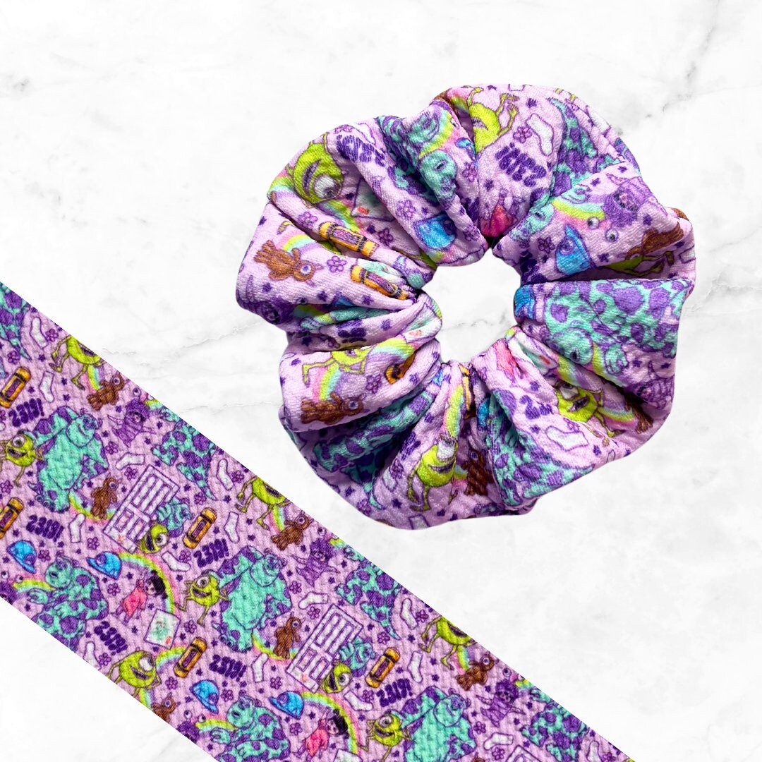Monsters Inc Scrunchie Hair Tie Accessory - Etsy