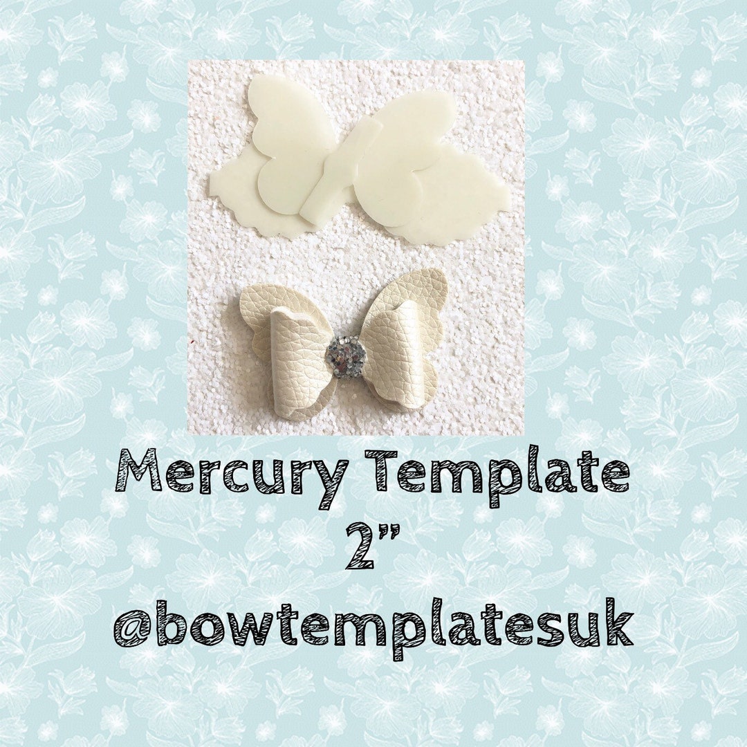 Small Bow Template Plastic Bow Template Scallop Butterfly - Etsy