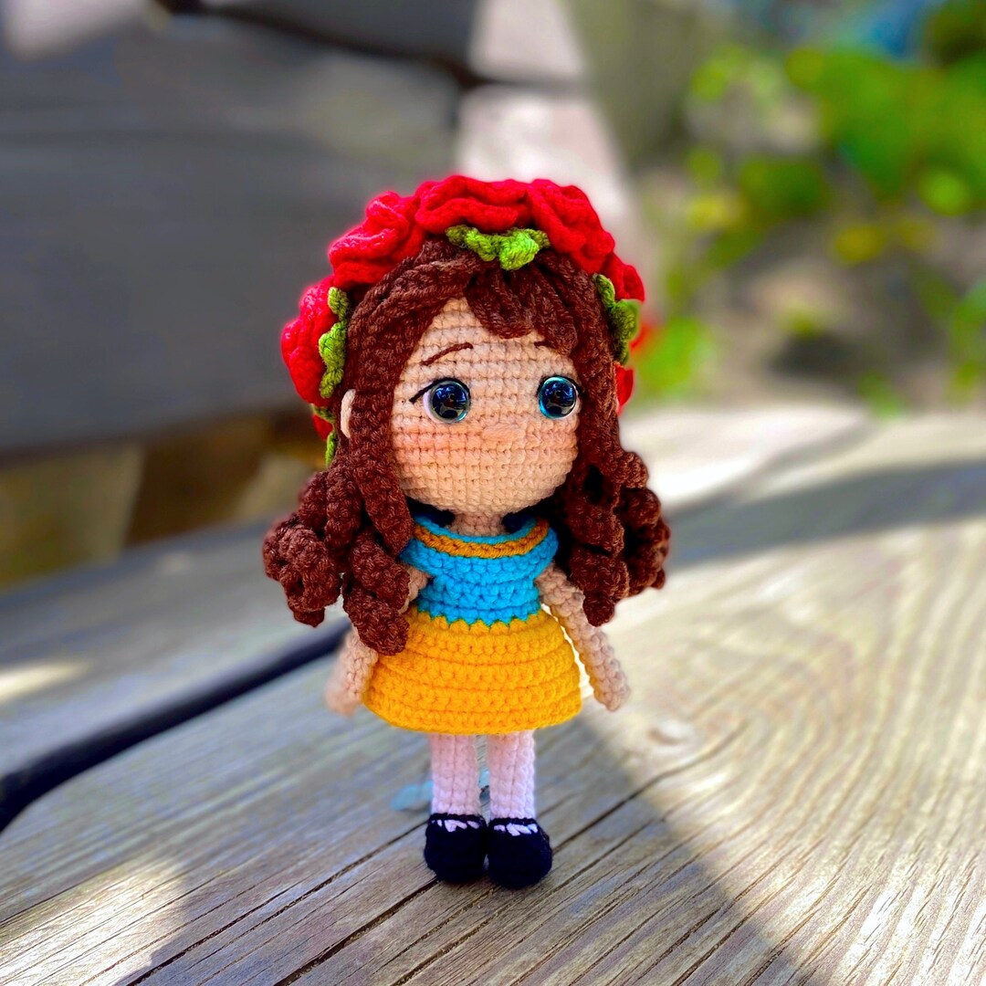 Little Ukrainian Crochet Pattern, Amigurumi Tutorial, Ukrainian ...