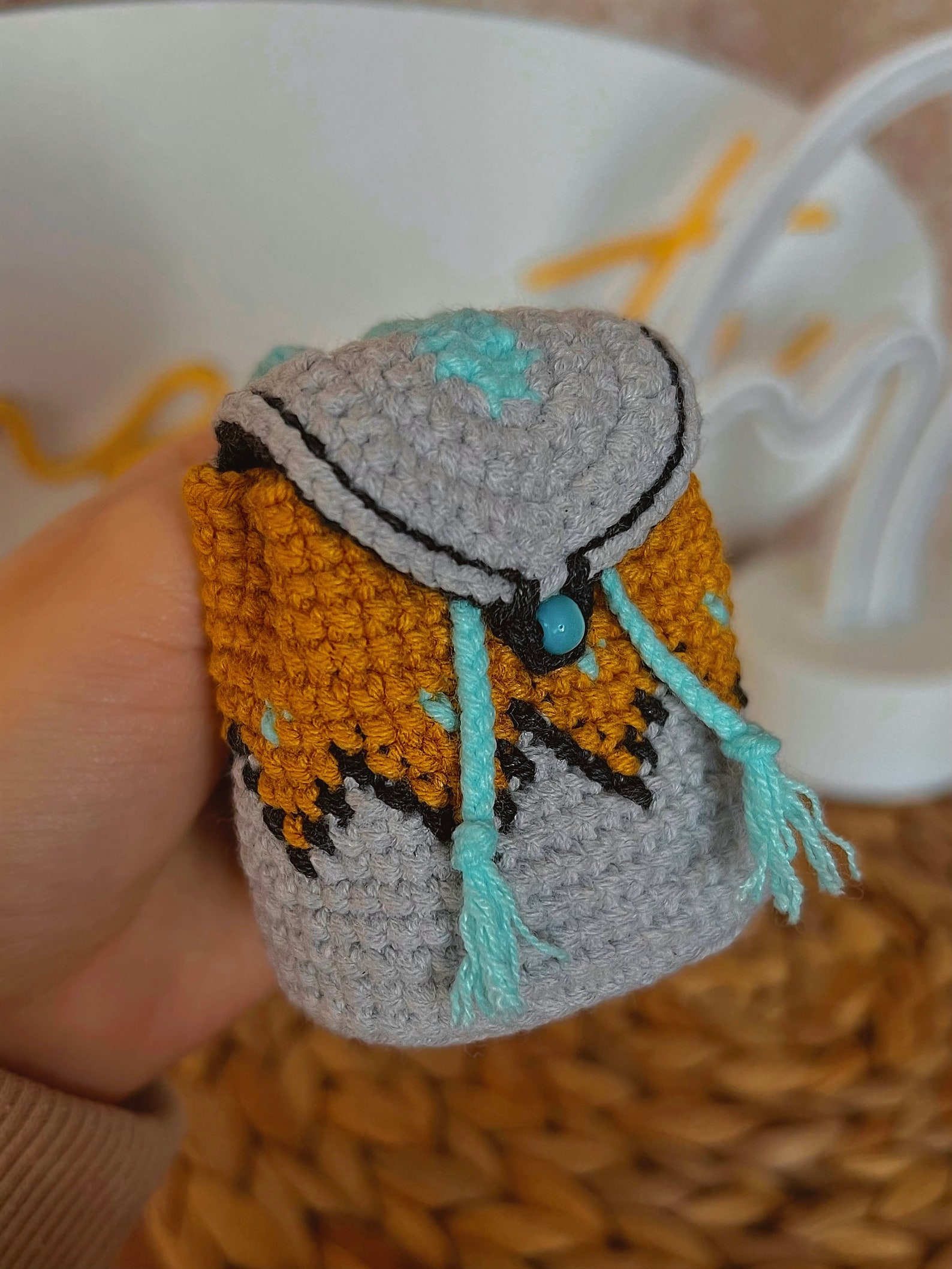 Backpack Crochet Pattern Clothes for Doll Accessories for Toys Crochet ...