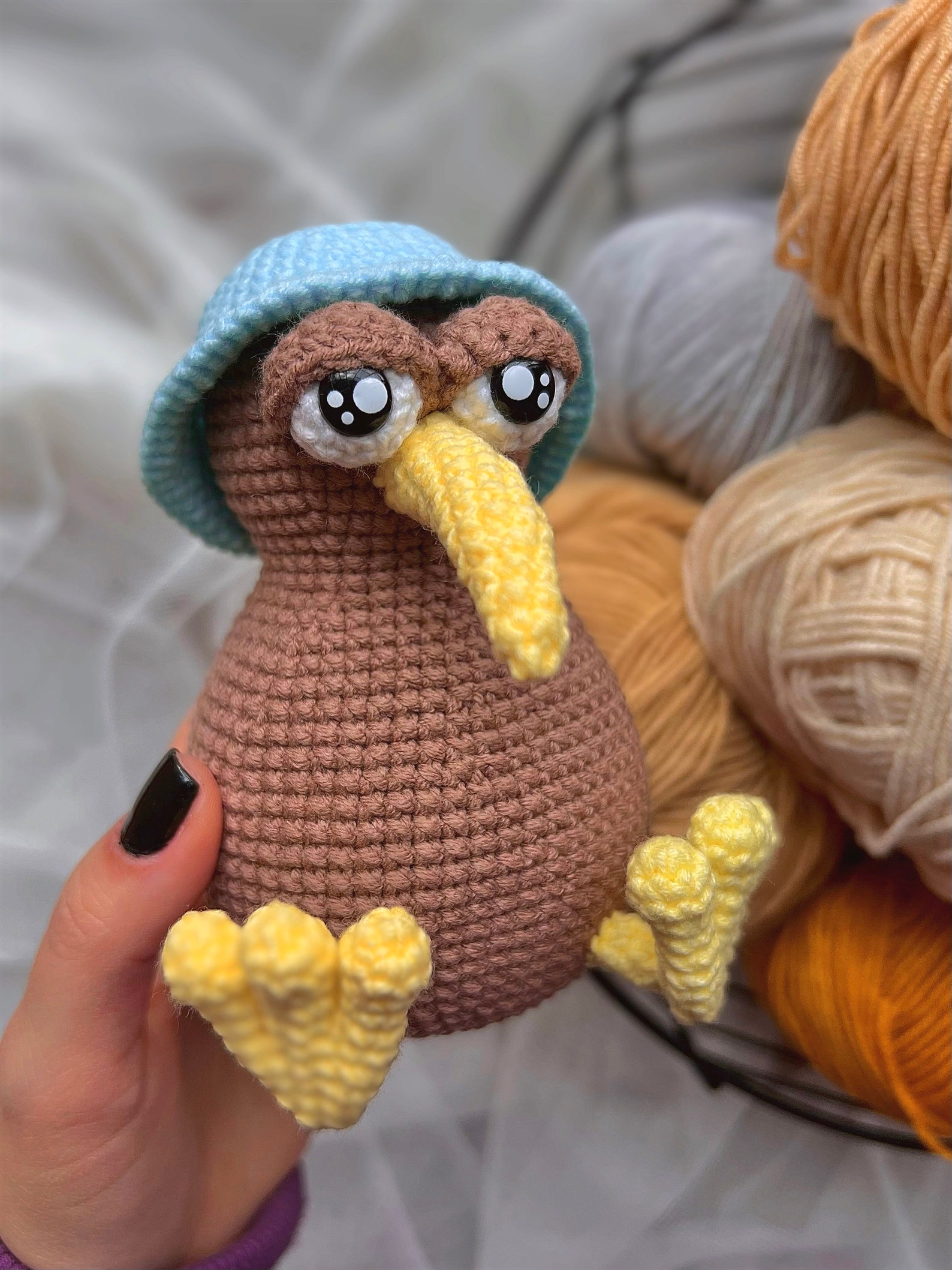 Kiwi the Bird Crochet Pattern | Amigurumi Tutorial | Strawberry ...