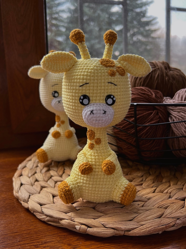Giraffe Crochet Toy Pattern Amigurumi Tutorial How to Make - Etsy