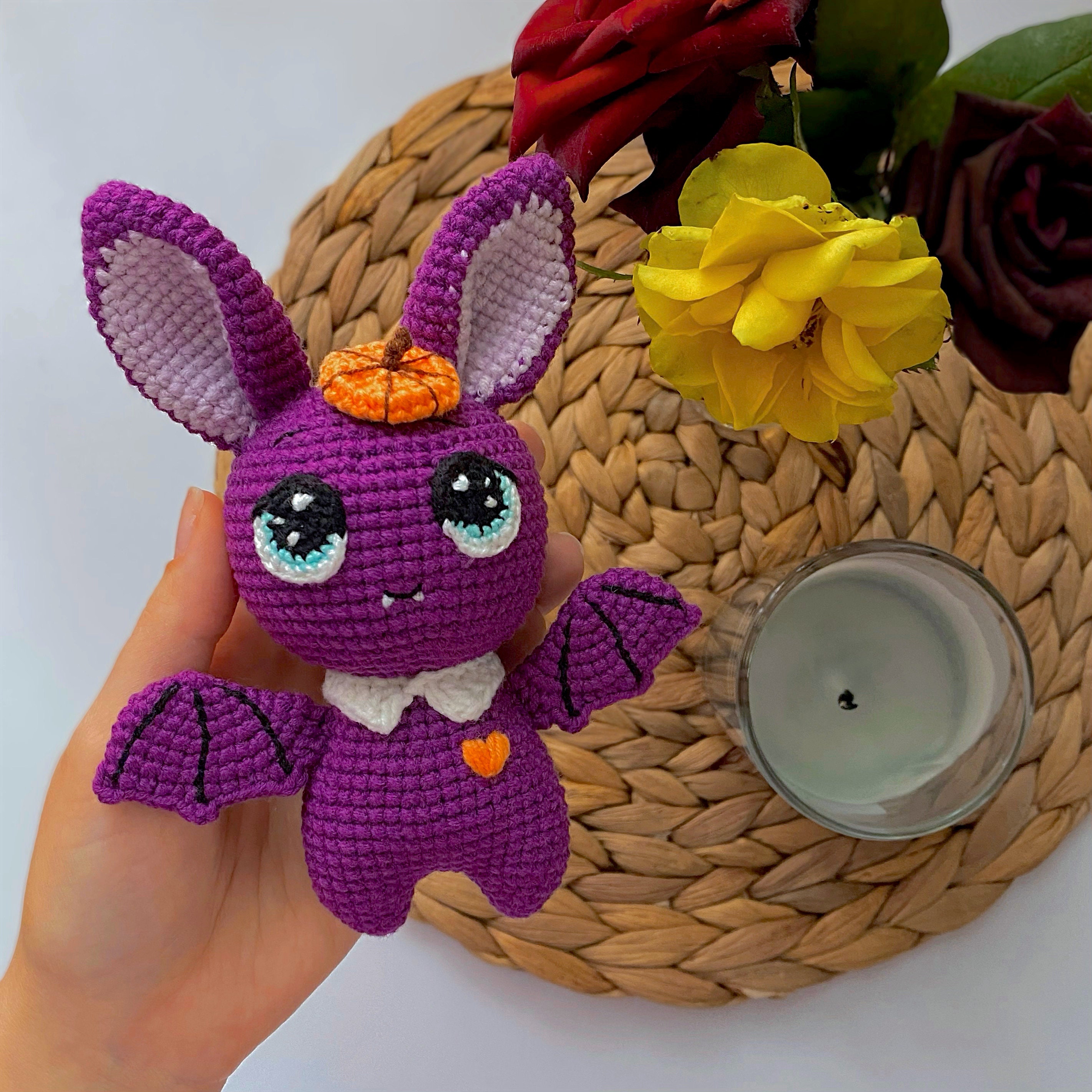 Betty the Bat Crochet Pattern, English Amigurumi Toy Tutorial ...
