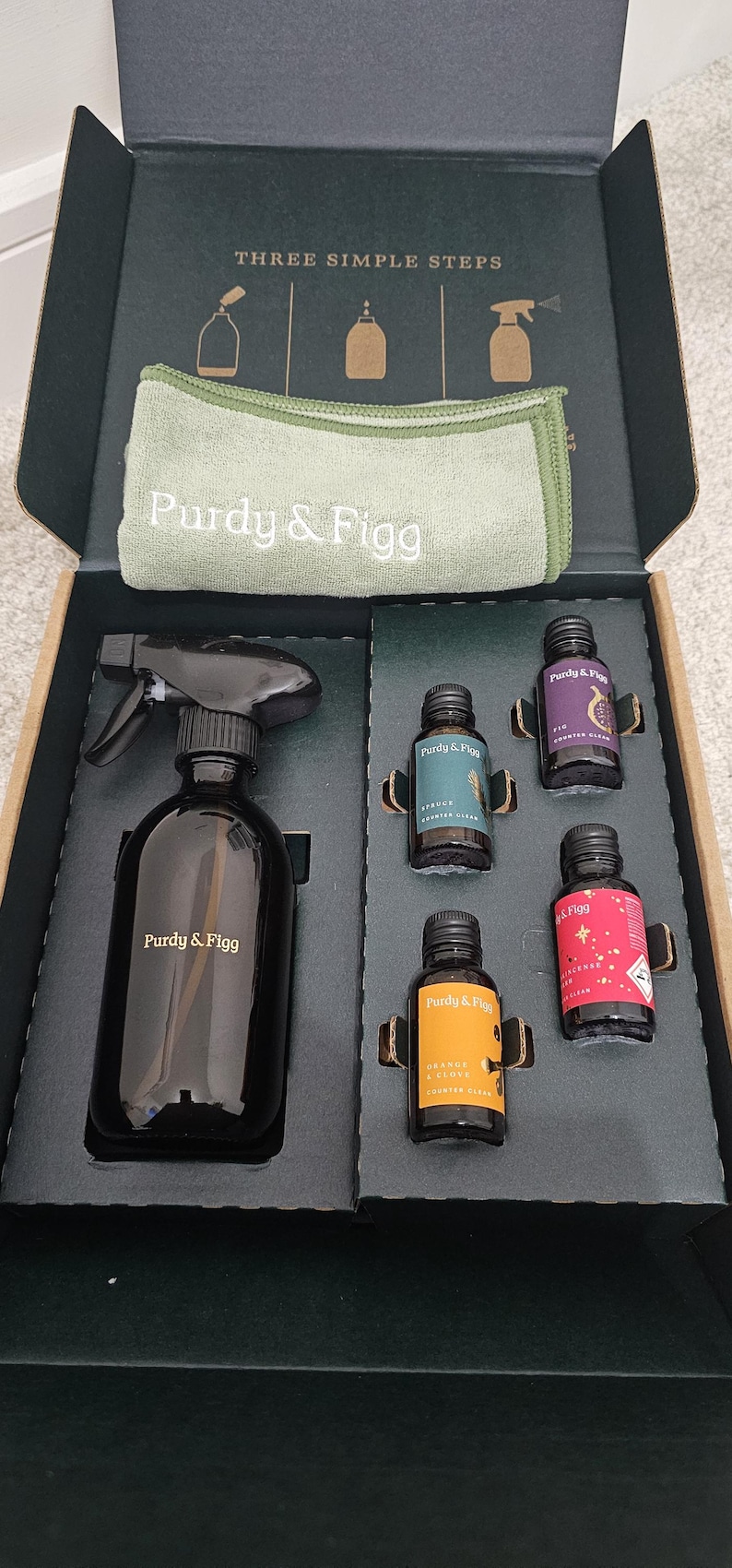 Purdy & Figg 6 Piece Winter Counter Clean Starter Kit With Frankincense ...