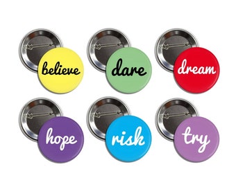 Motivational Buttons - Etsy