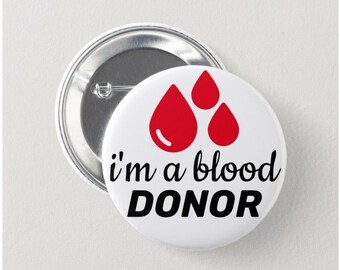 Blood Donor Pin - Etsy