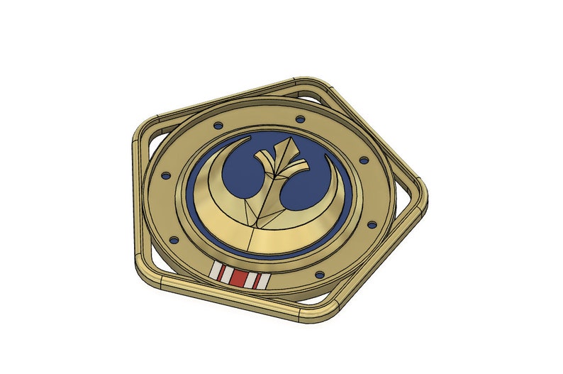 The Mandalorian New Republic Rebel Sigil STL - Etsy