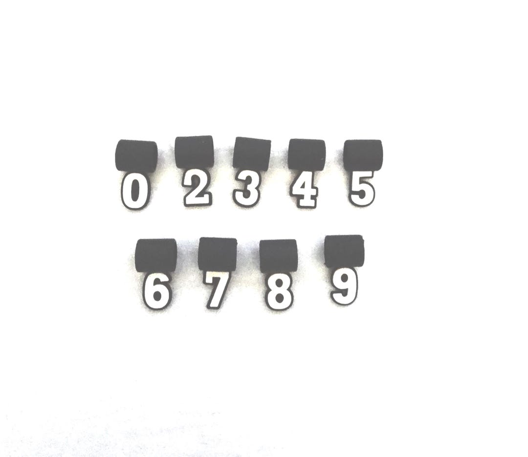 Custom Silicone NUMBERS ONLY for Rope Necklaces. If You Are Purchasing ...