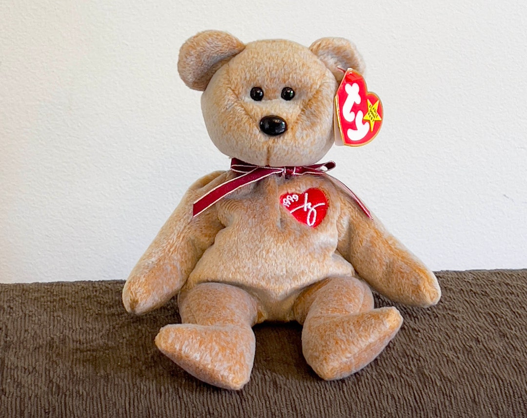 Ty Signature Bear 1999 Beanie Baby - Original Beanie Baby Collection ...
