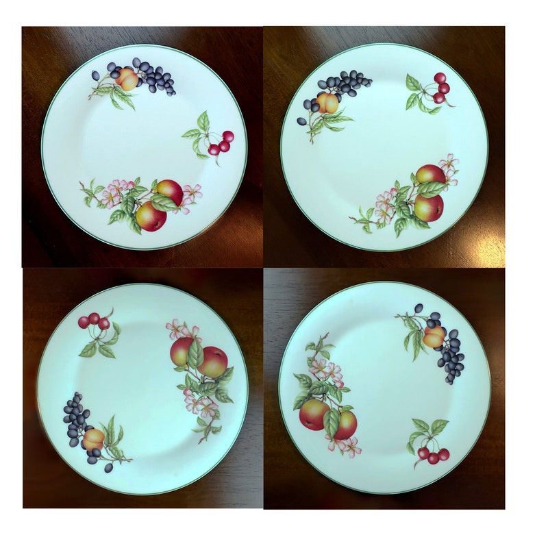 Fruit Pattern Dinner Plates - Etsy