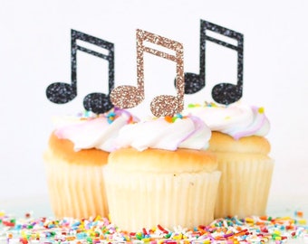 Music Note Cupcake | Etsy