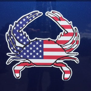 American Flag Crab Shaped Magnet - Etsy