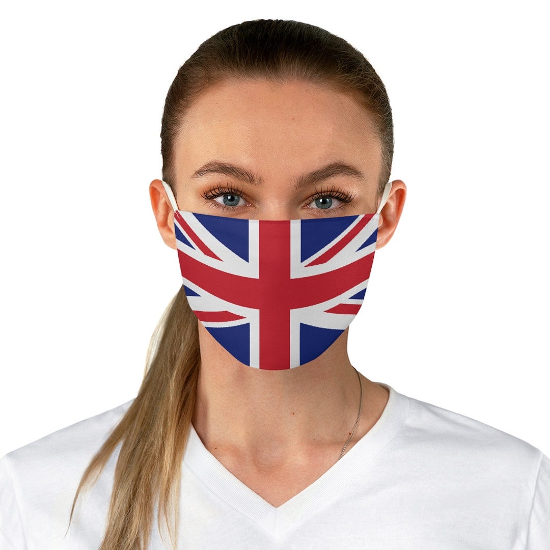 Union Jack British Flag Face Mask - Etsy
