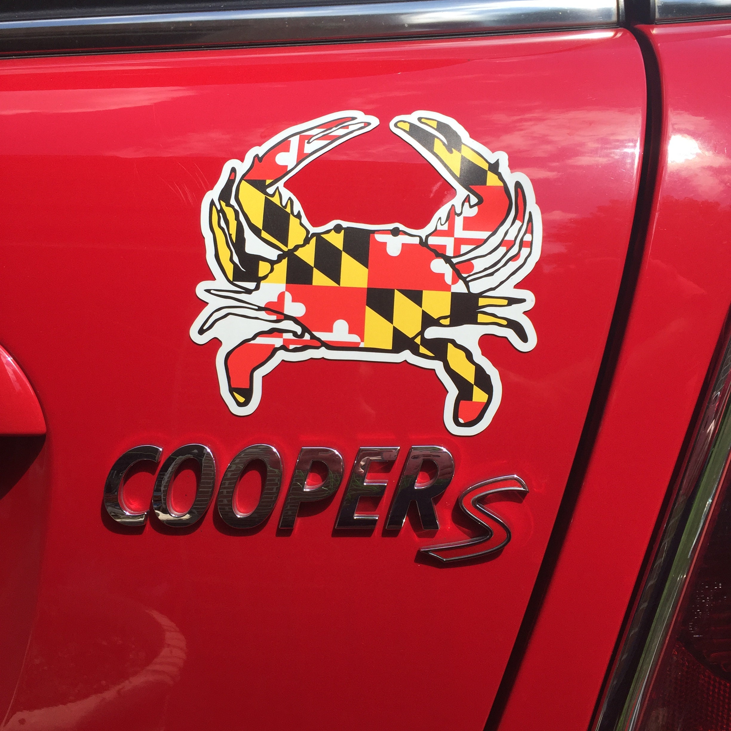 Maryland Flag Crab Shaped Magnet - Etsy