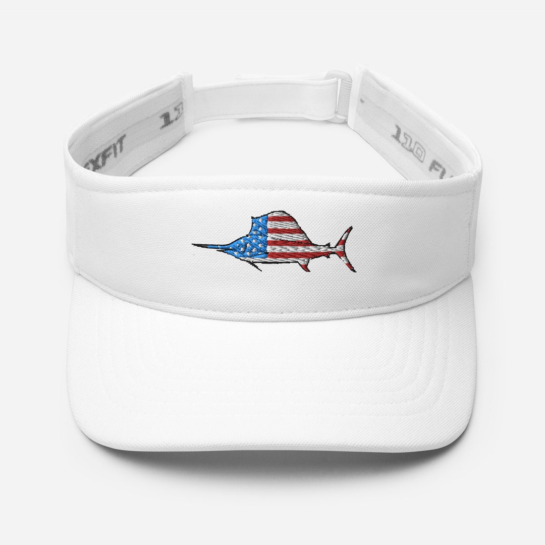 US Flag Sailfish Visor - Etsy
