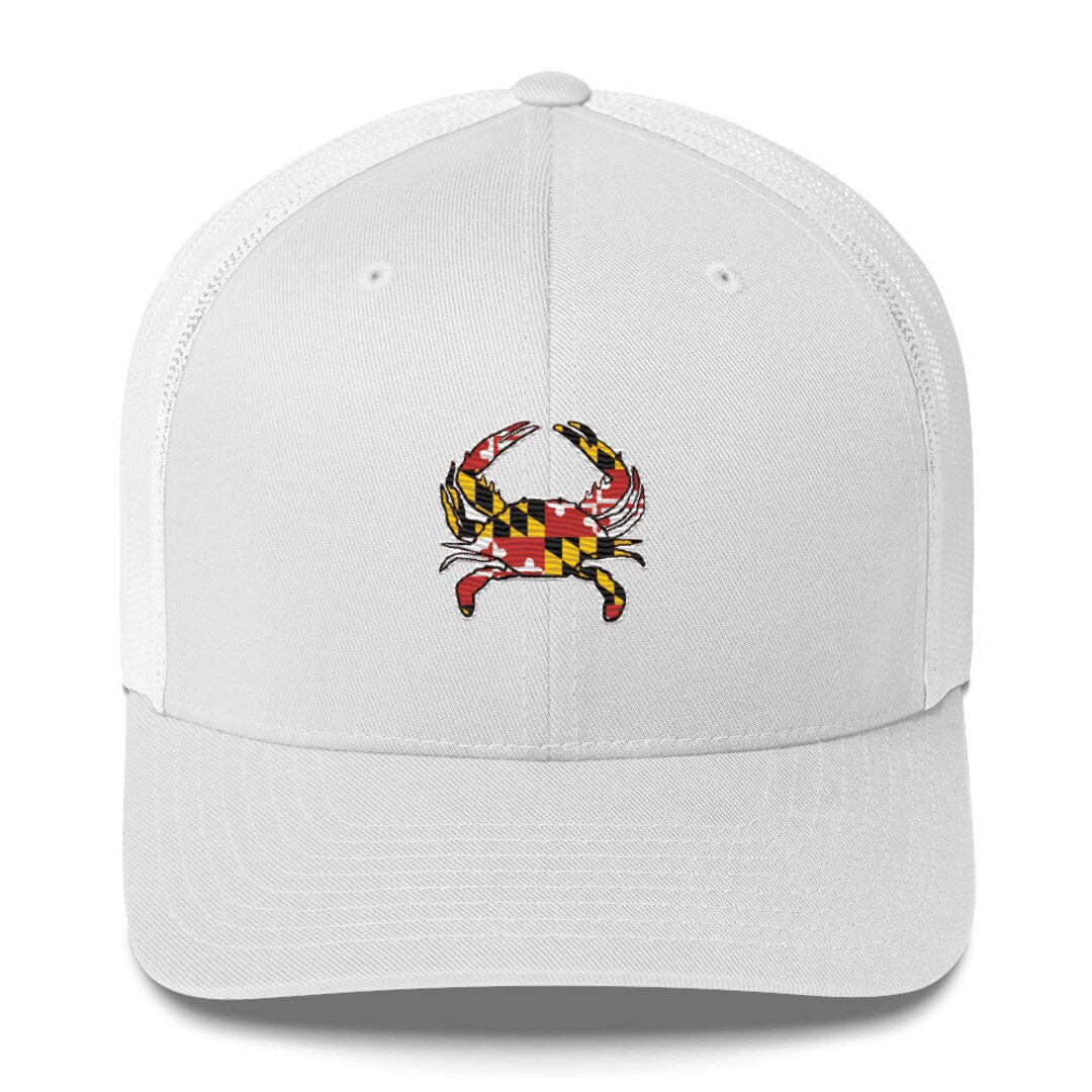 Maryland Flag Crab Trucker Cap - Etsy