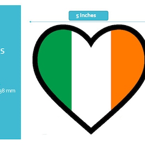 Irish Flag Heart Shaped Magnet - Etsy