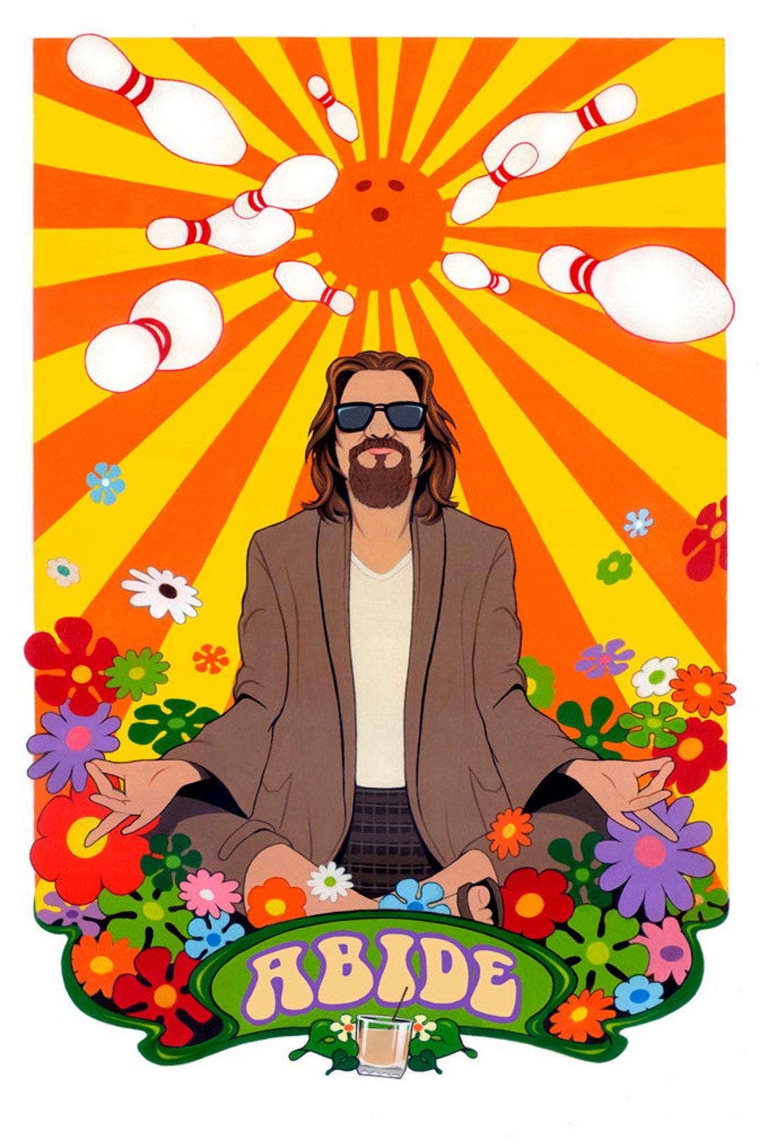 The Big Lebowski Movie Fan Art, 11 X 17" Signed Art Print From Artist ...