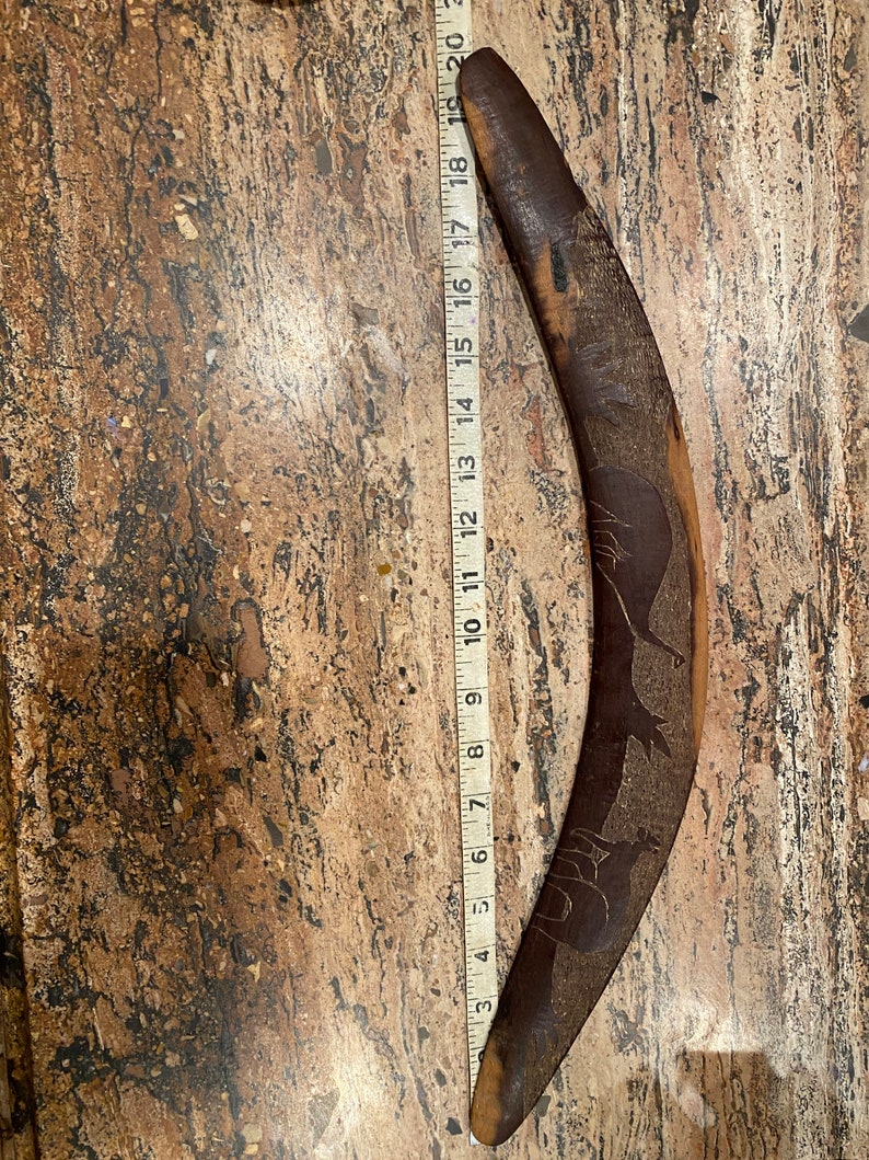 RARE Vintage Australian Primitive Early Style Carved Mulga - Etsy