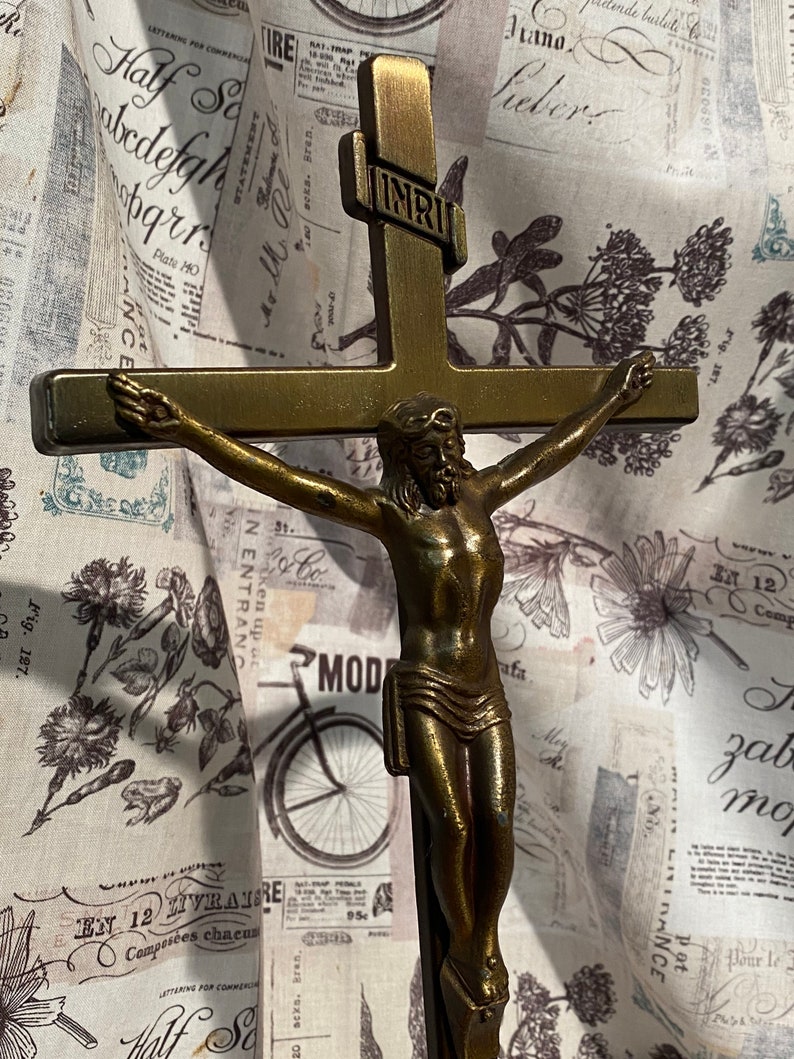 Vintage Cross Funeral Casket Crucifix - Etsy