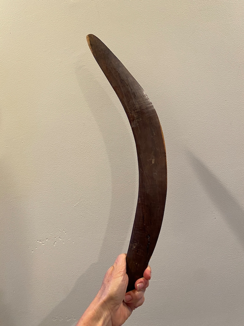 RARE Vintage Australian Primitive Early Style Carved Mulga Wood ...