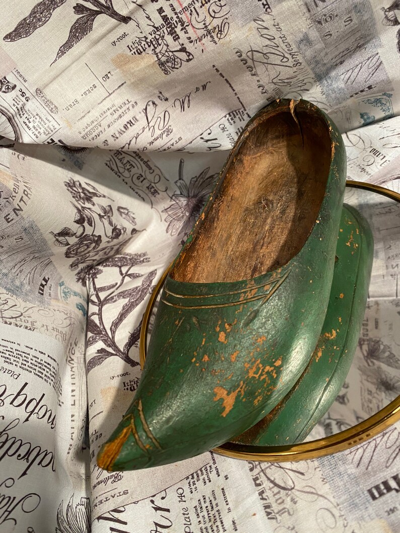 Vintage Hand Carved Belgian Klepper Shoe Clog Aladdin | Etsy