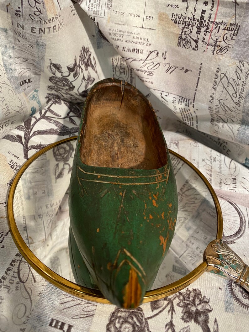 Vintage Hand Carved Belgian Klepper Shoe Clog Aladdin - Etsy