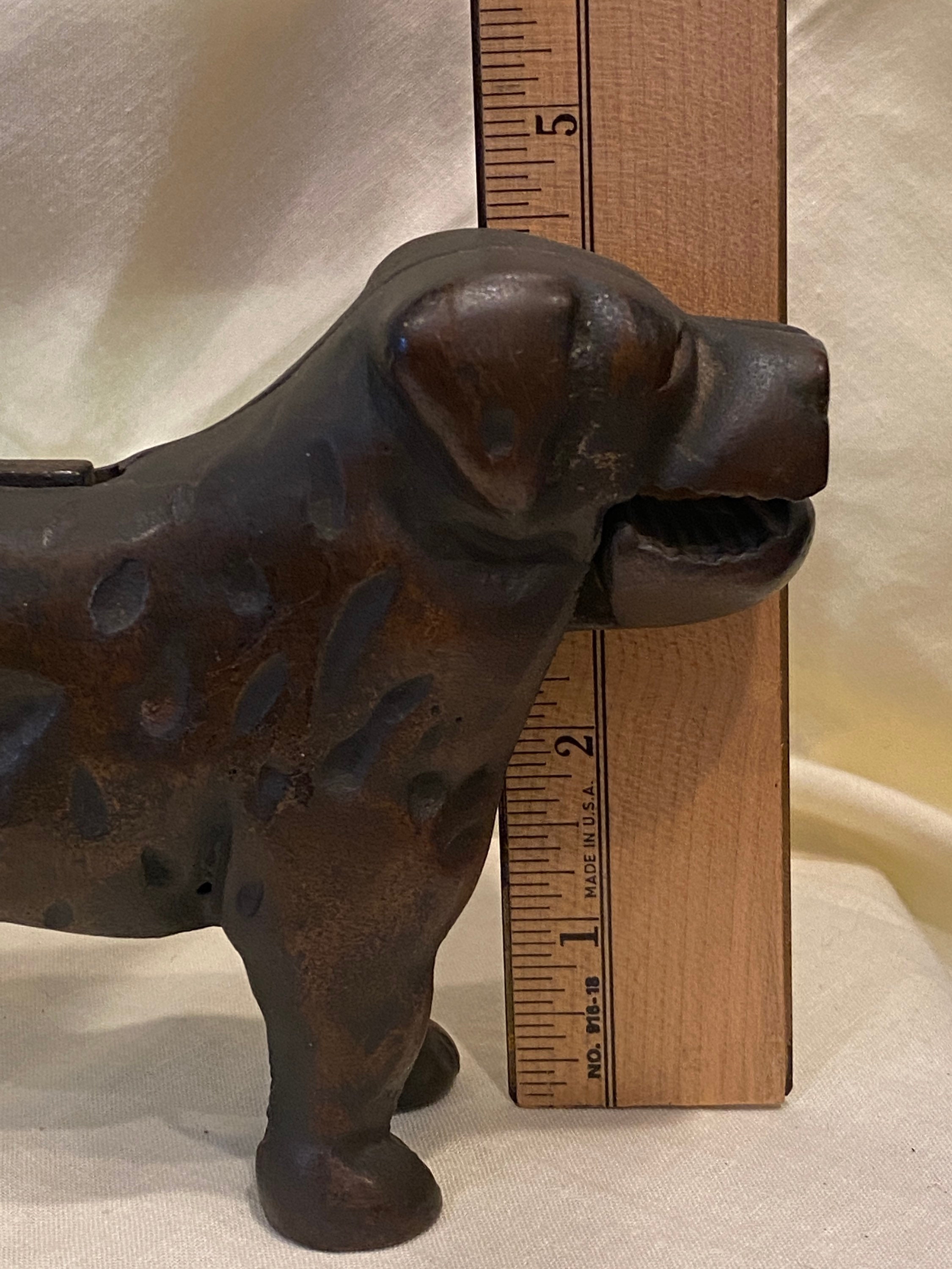 Vintage Cast Bronze 3.11 Pound Standing Dog Nutcracker | Etsy