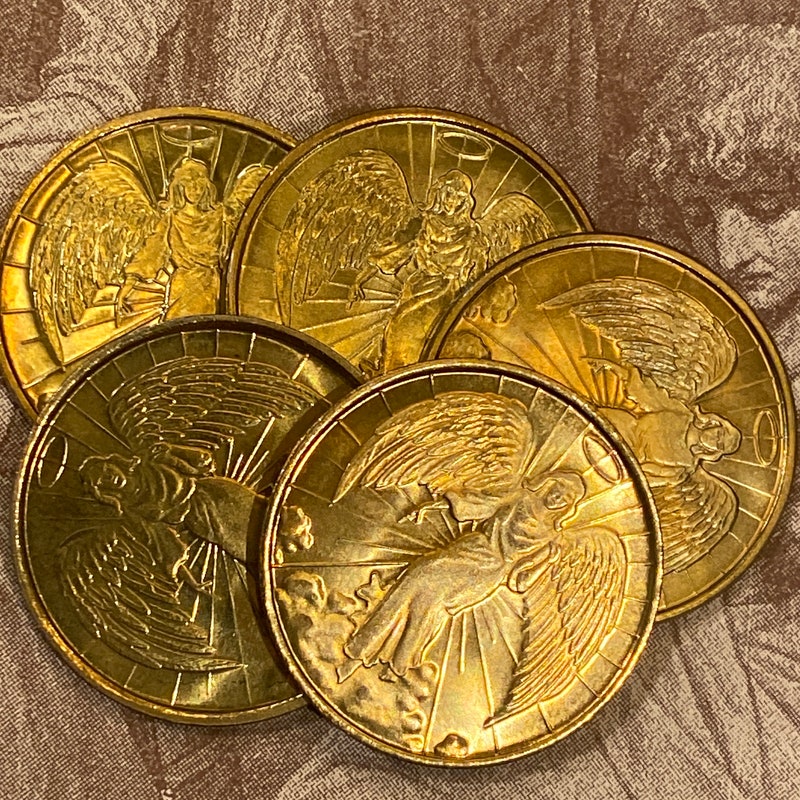 Angel Coin - Etsy