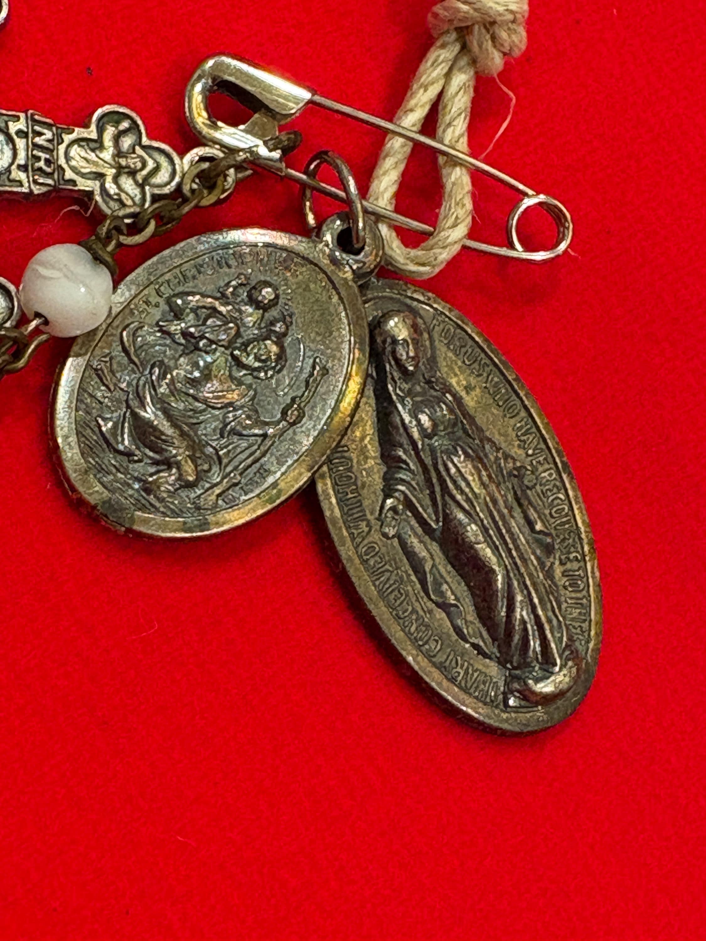 Vintage Devotional Church Medals Crucifix Catholic Collectable - Etsy
