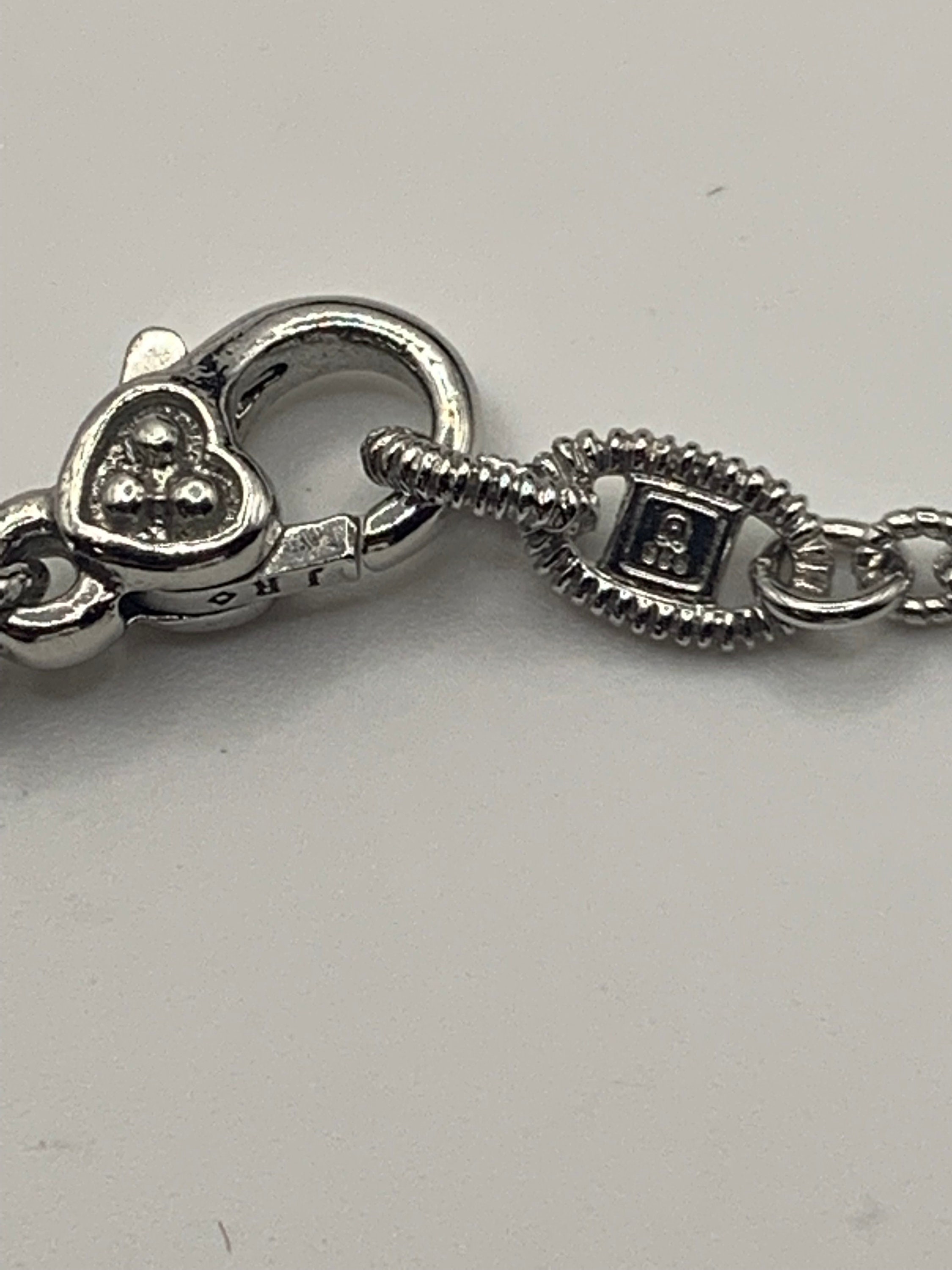 Gorgeous Estate Find Judith Ripka 925 Silver & Diamond Cross - Etsy