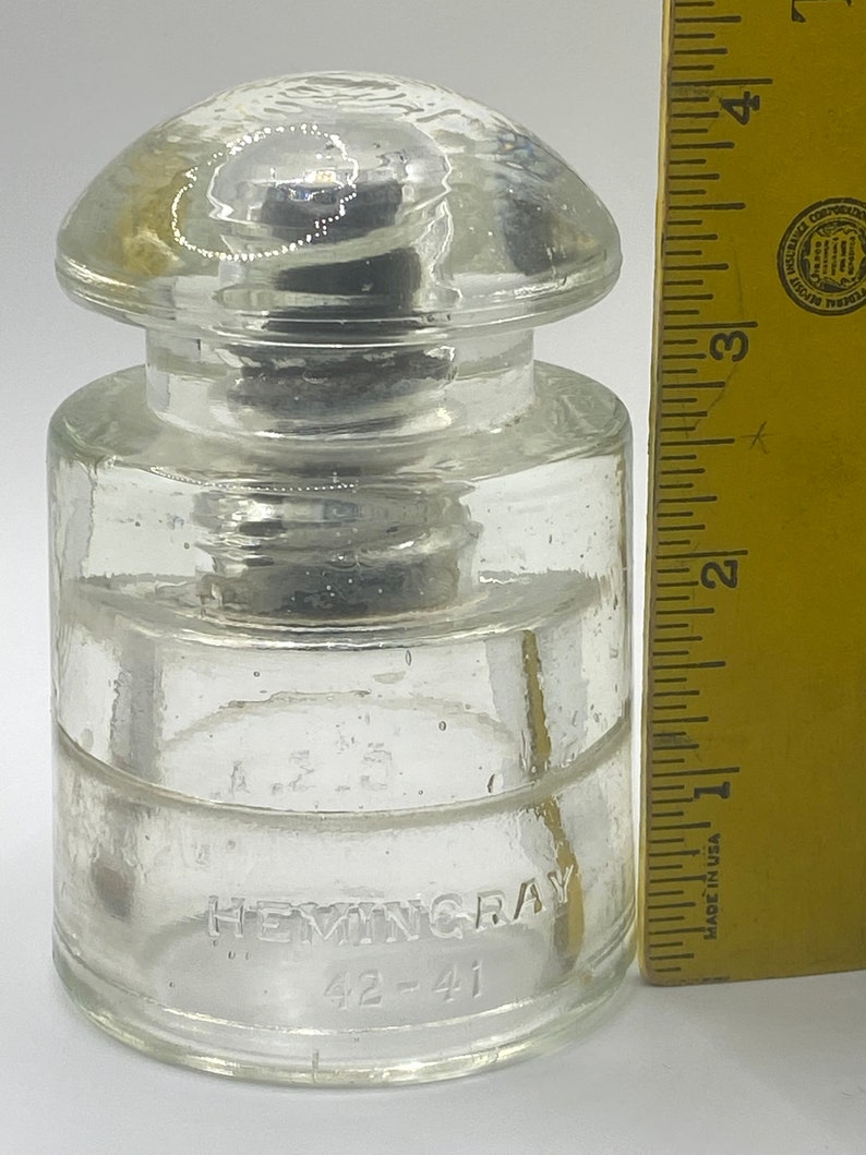 1941 CLEAR HEMINGRAY 42-41 C.S.A Glass Insulator - Etsy