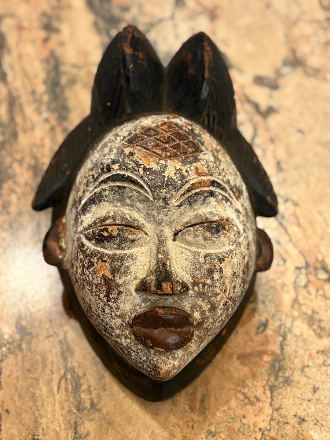 Punu Mask From Gabon African Art Okuyi or Mukudji Mask - Etsy