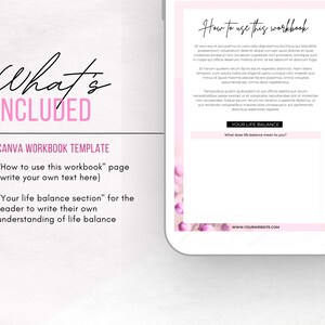20 Pages Pink Journal Workbook Template Editable Custom - Etsy