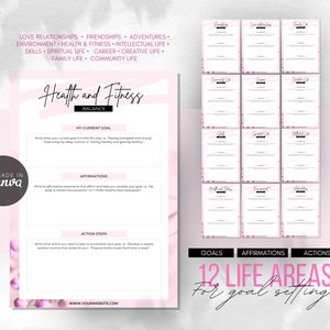 20 Pages Pink Journal Workbook Template Editable Custom - Etsy