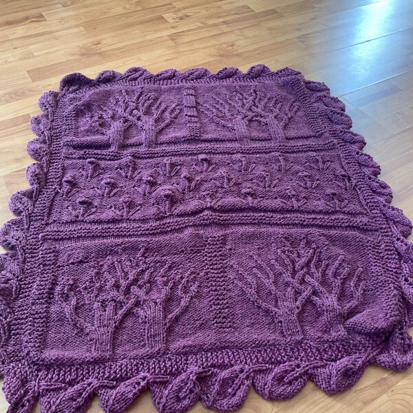 Tree of Life Crochet Blanket Pattern - Etsy