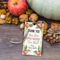 Printable You Are Awesome to the Core Caramel Apple Treat Tags EDITABLE ...