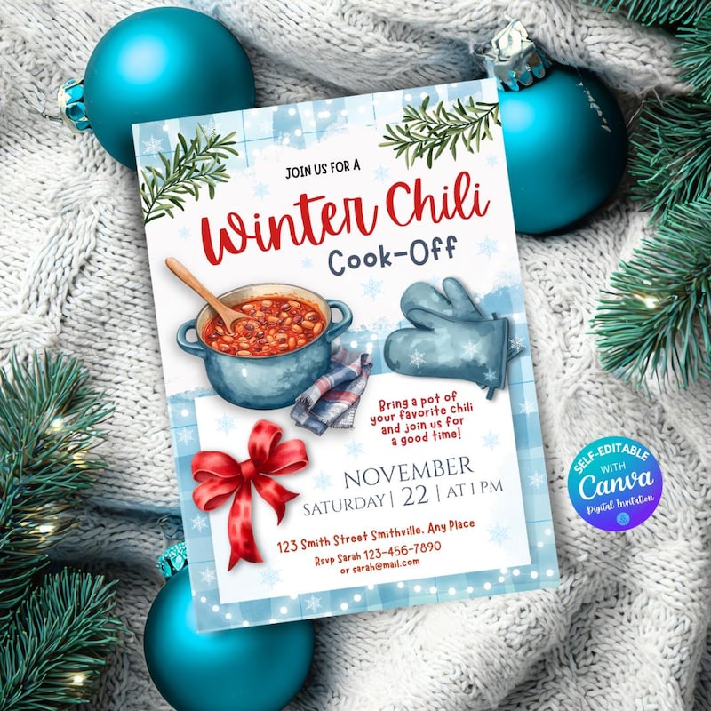 Winter Chili Cook Off - Etsy