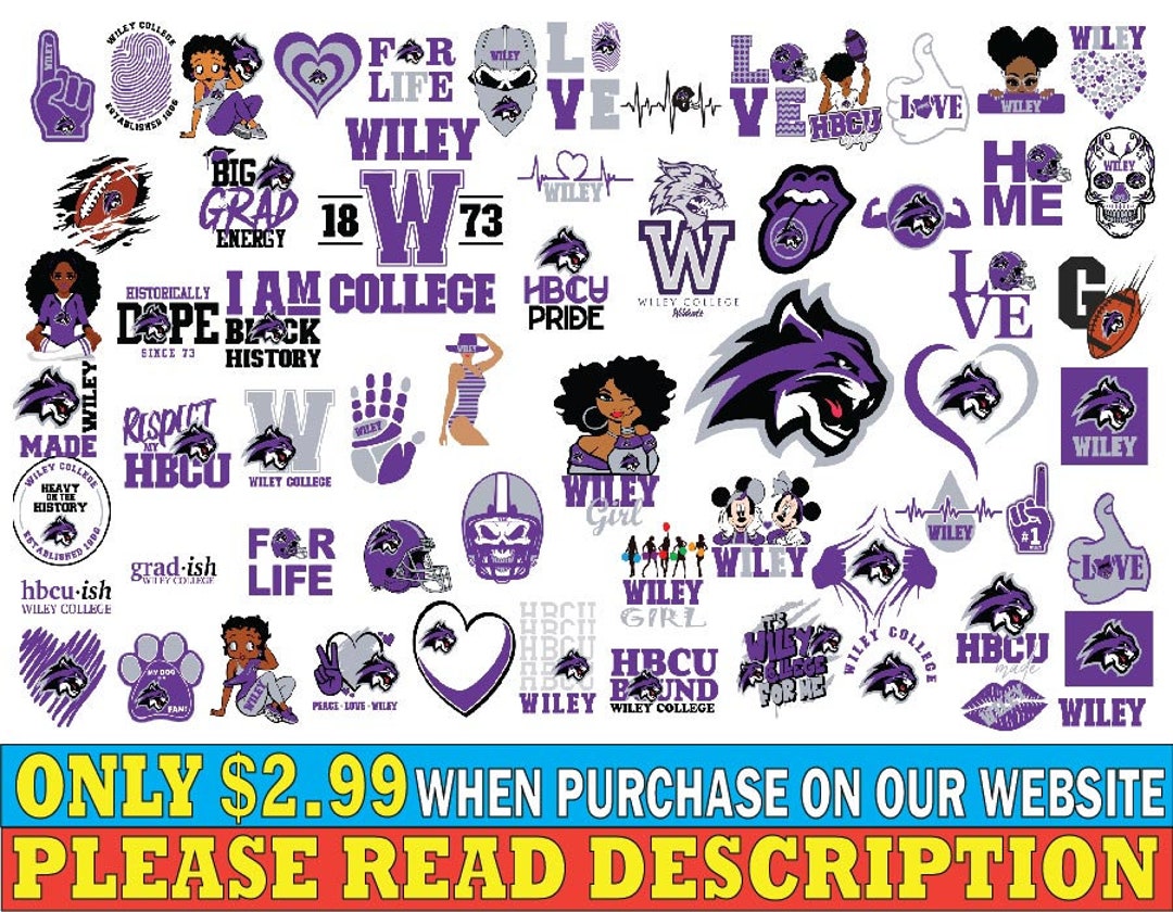 Wiley College Svg HBCU Svg Collections HBCU Svg Football - Etsy